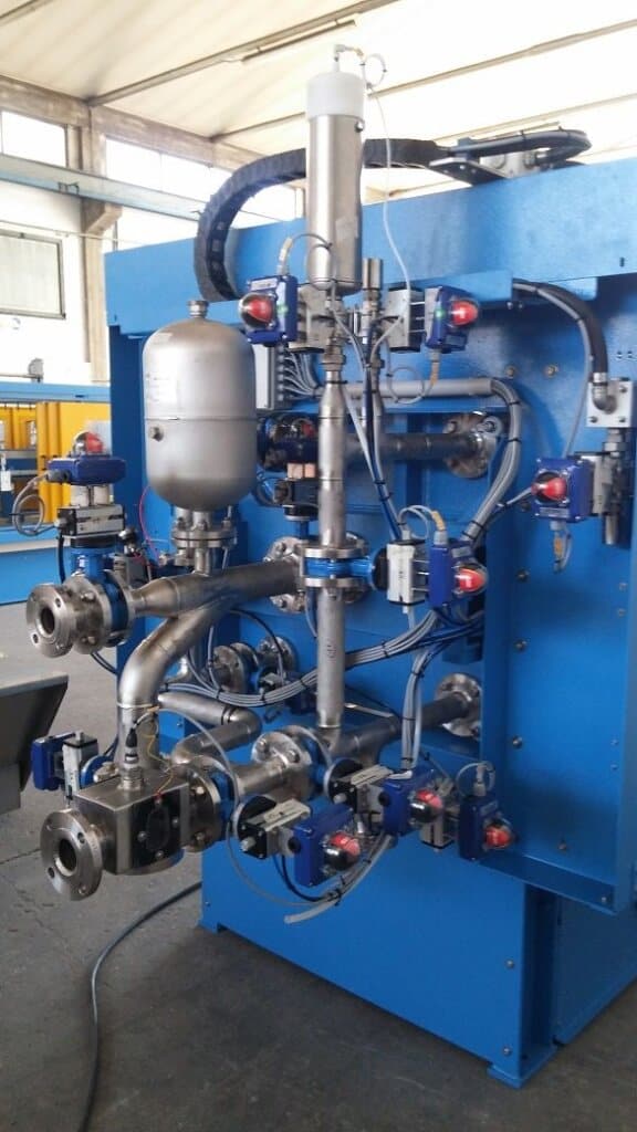 Optional filter press: acid washing of the clothes - Autemi